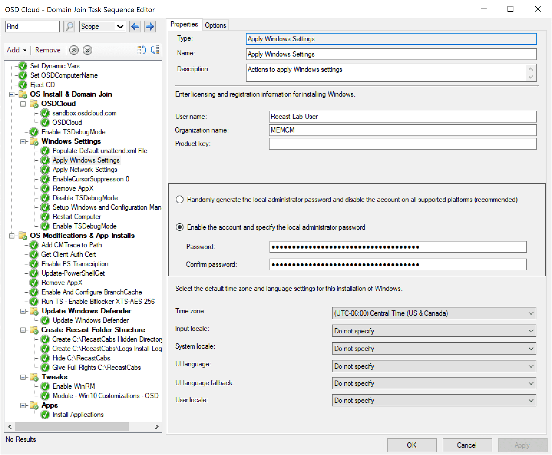 OSD Cloud with ConfigMgr - Recast