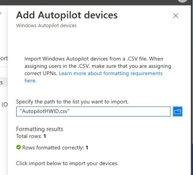 How to Manually Register Devices with Windows Autopilot - Recast